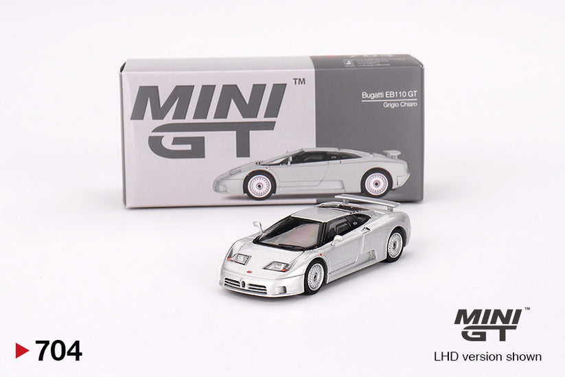 Bugatti EB110 GT White | Mini GT – OGMini.com