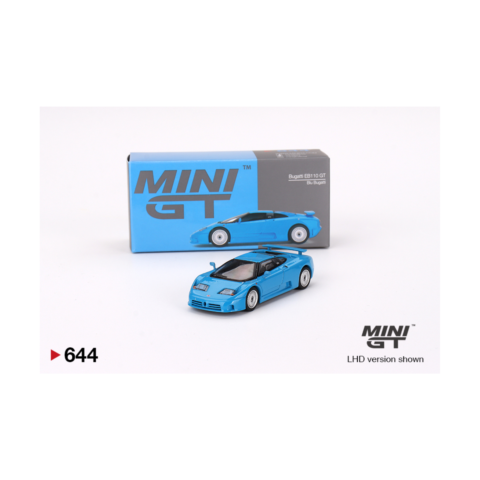 Bugatti EB110 Blue | Mini GT – OGMini.com