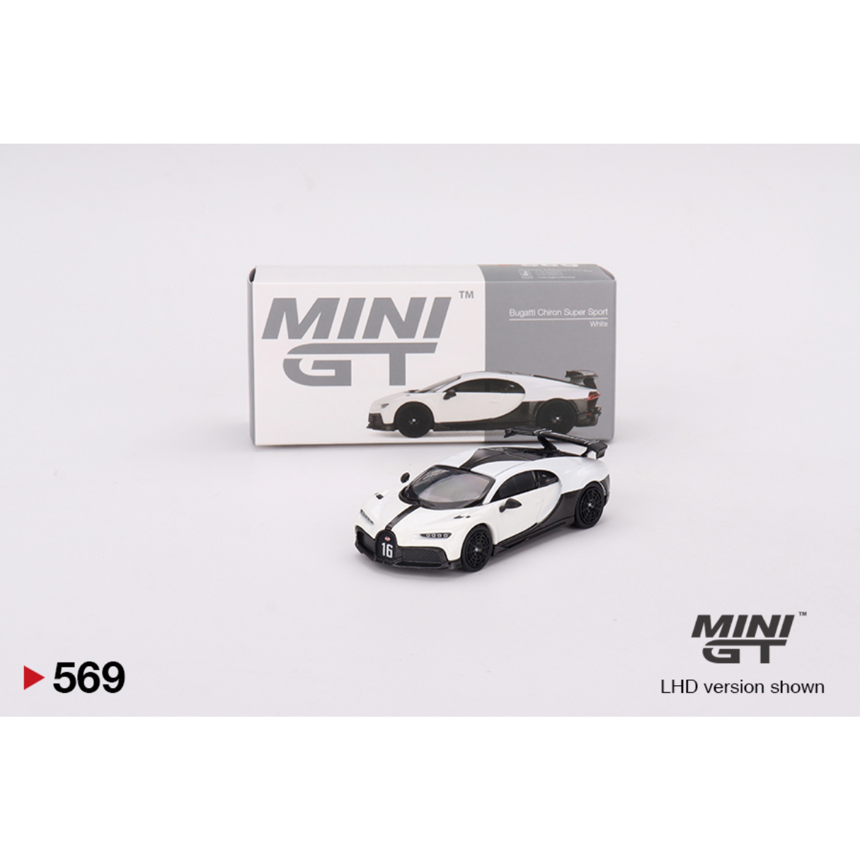 Bugatti chiron super sport white mini gt 569 – OGMini.com