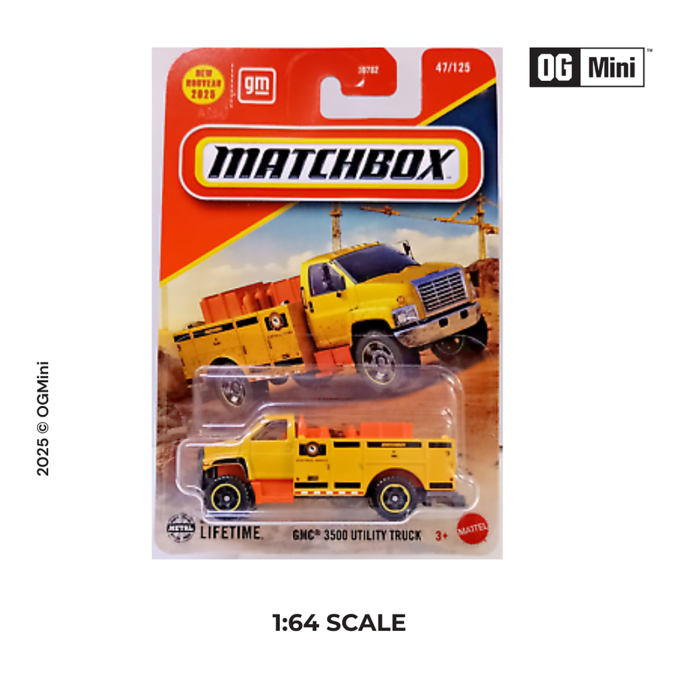 GMC 3500 Utility Truck | Matchbox – OGMini.com